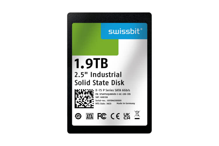 Przemysłowe dyski SSD SATA o pojemności do 1,92 TB z technologią 3D NAND