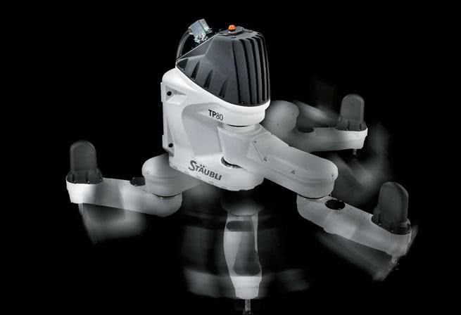 Szybkie ramię Staubli TP80: nowa generacja robotów podających