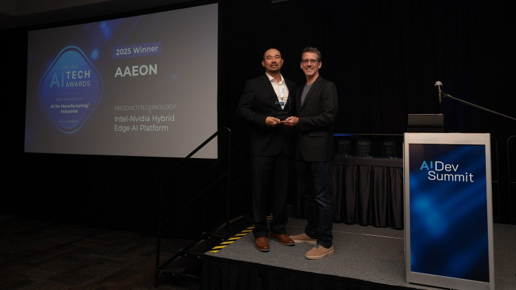 AAEON nagrodzony za platformę Edge AI Intel-NVIDIA | AI TechAward 2025
