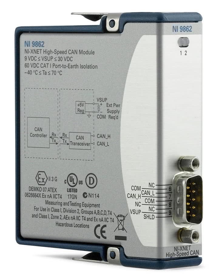 National Instruments Poland Sp. z o.o. Moduł interfejsowy NI-XNET CAN ...