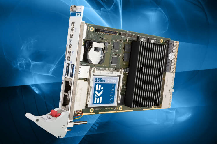 Karta CompactPCI PlusIO z mikroprocesorem Atom 39xx i 8 GB pamięci ...