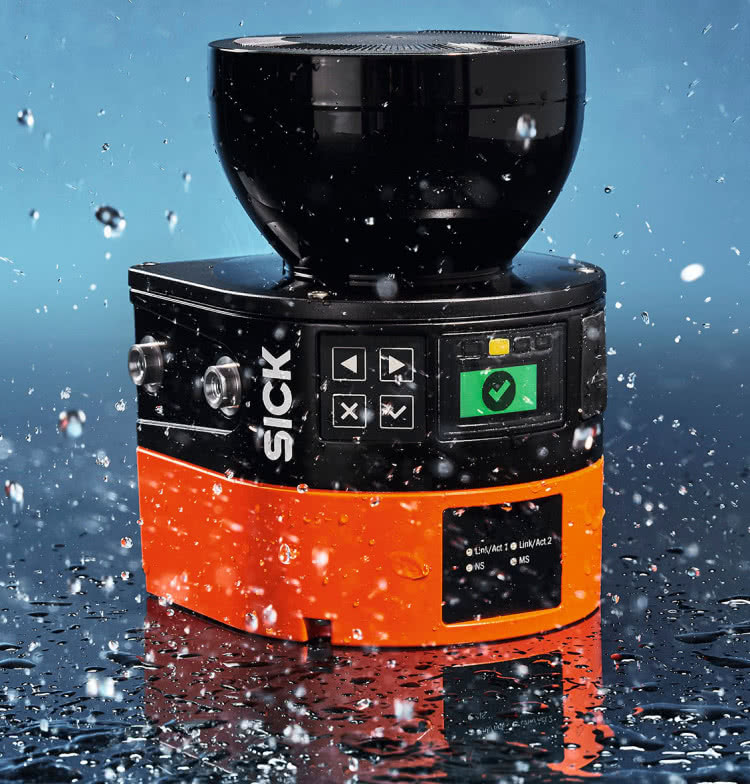 SICK Sp. z o.o. Laserowy skaner bezpieczeństwa do pracy na zewnątrz ...