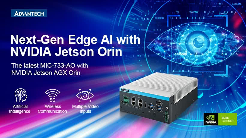 Advantech wprowadza MIC-733-AO - System obliczeniowy AI oparty o moduł ...