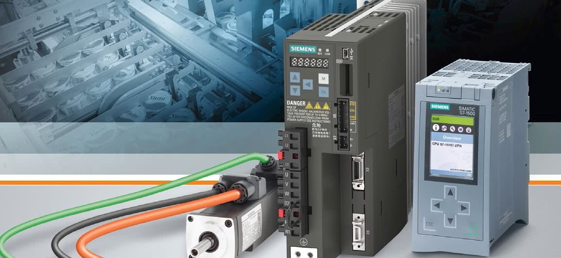 Prosty w obsłudze napęd serwo SINAMICS V90 Profinet