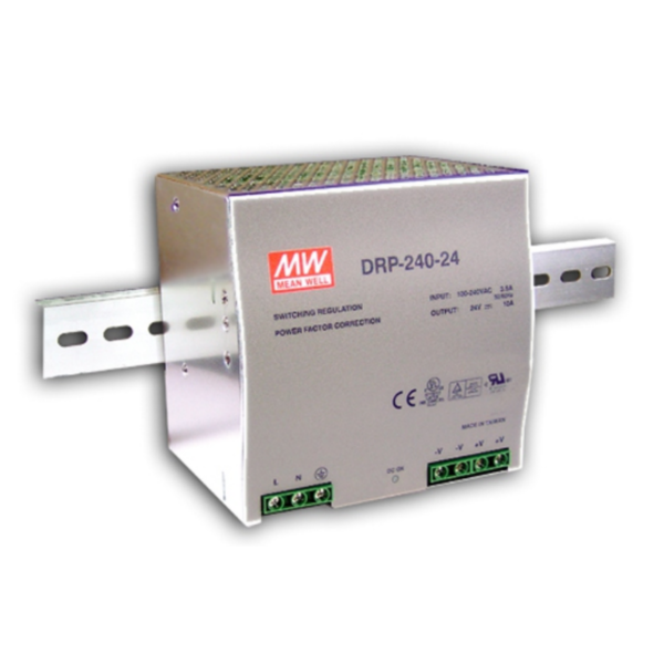 VDC Automatic Zasilacz impulsowy - 10A - 240W - DRP-240-24