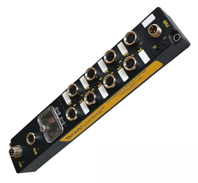 Moduły interfejsowe DeviceNet I/O o stopniu ochrony IP67 z portami M8