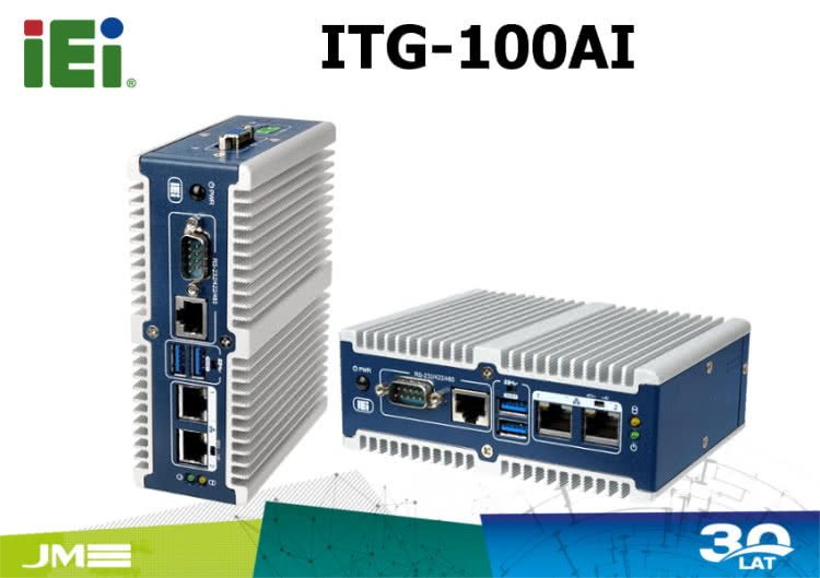 JM elektronik Sp. z o.o. iEi ITG-100AI: komputer przemysłowy typu box