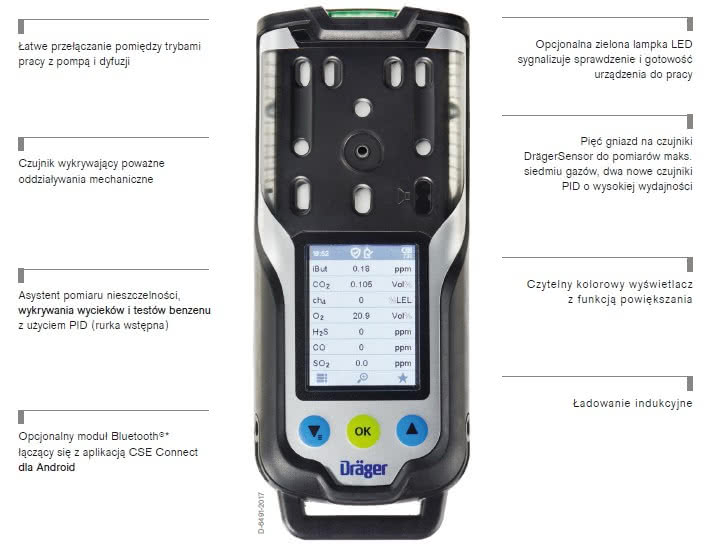 Miernik wielogazowy Dräger X-am® 8000