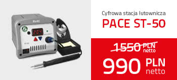 Stacja lutownicza PACE ST-50 w cenie 990 pln netto