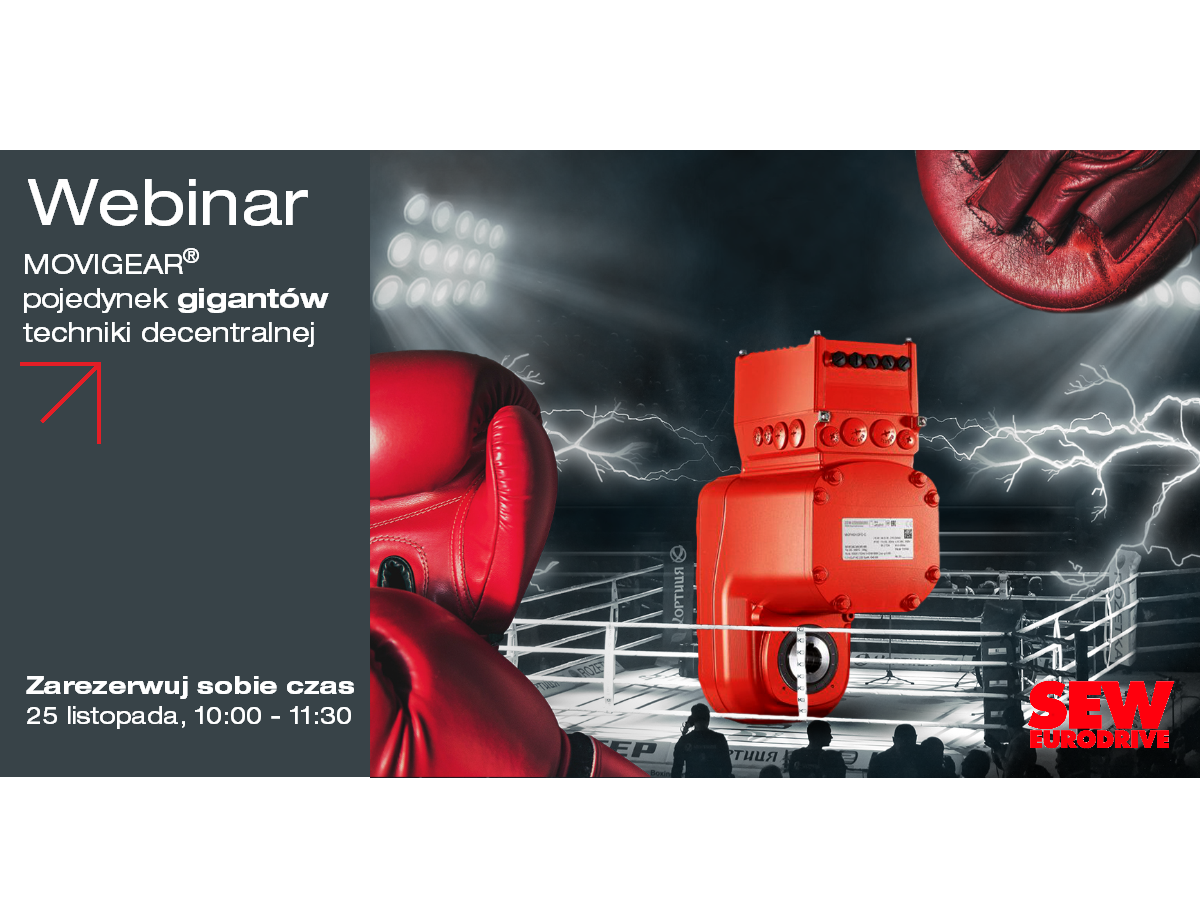 Bezpłatny webinar SEW-EURODRIVE - „MOVIGEAR® – pojedynek gigantów ...